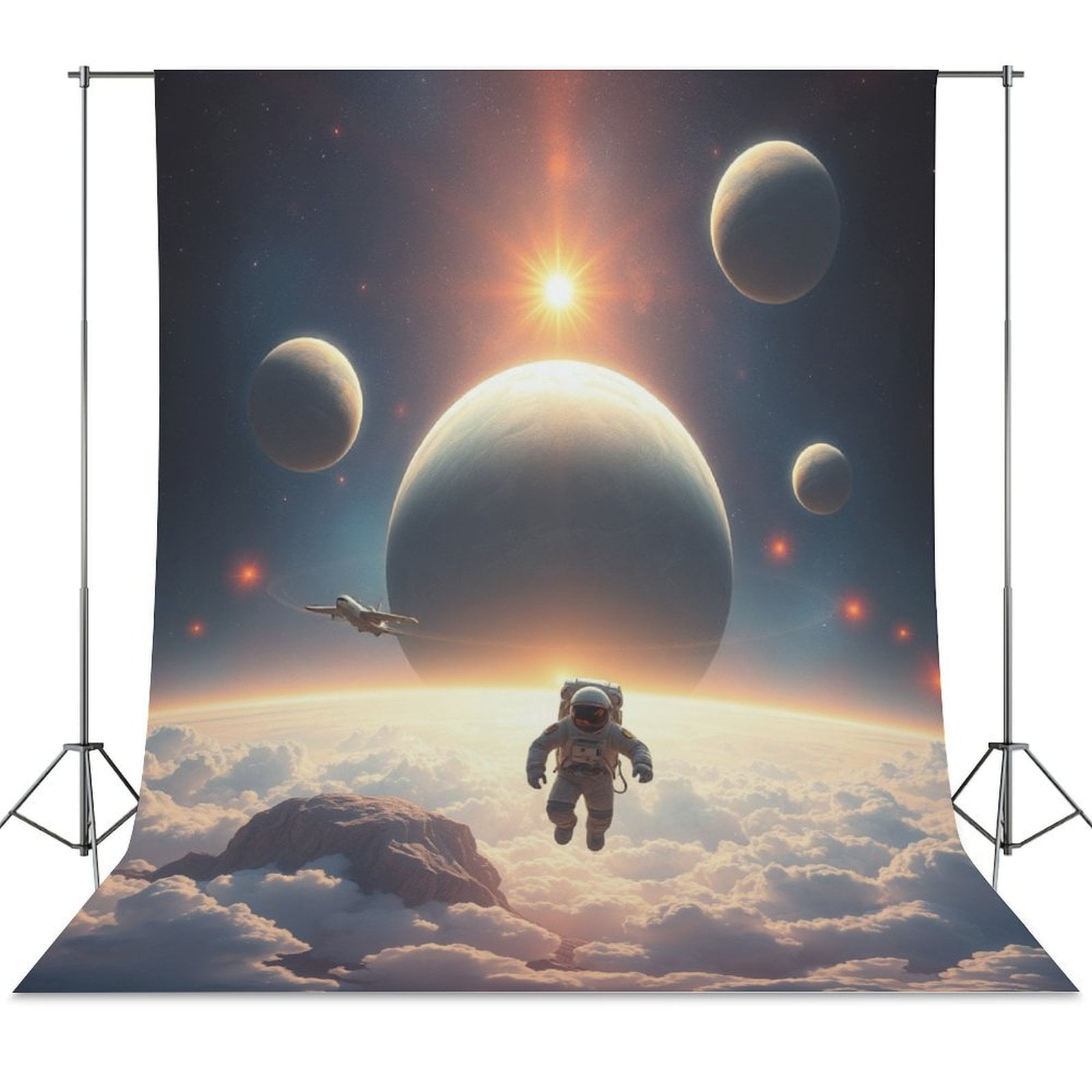 Astronaut Cosmic Journey Floating Photography Backdrops Adult ...