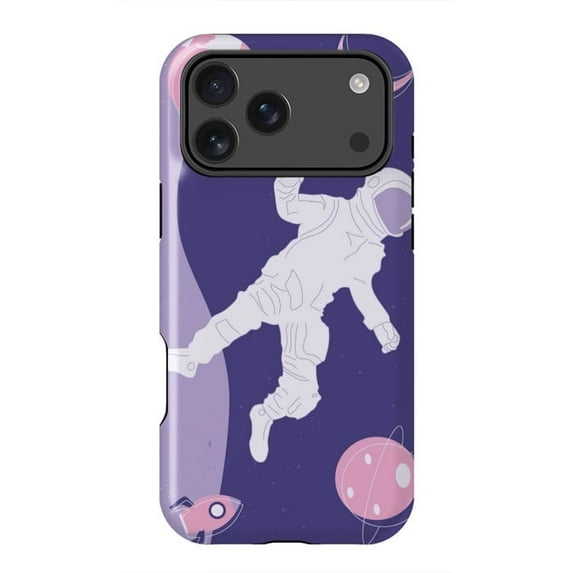 Astronaut Cosmic Space Explorer Adventure Case with iPhone 17 to 11 Pro ...
