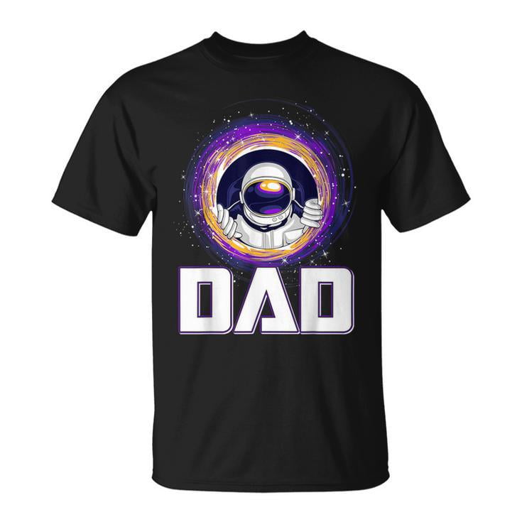 Astronaut Dad Outer Space Galaxy Lover Father's Day Men T-Shirt ...