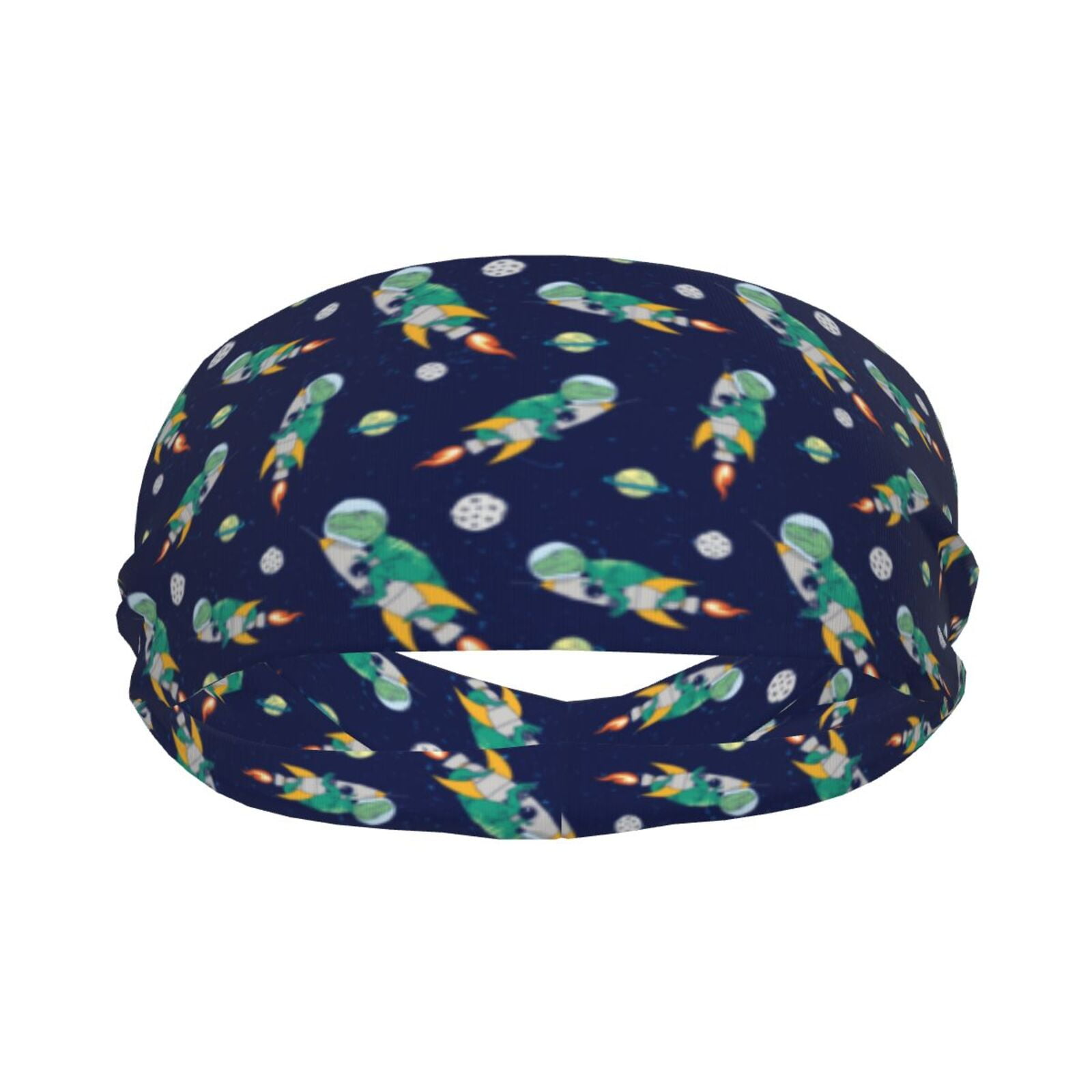 Astronaut Dinosaur and Space Sports Headbands for Men/Women Workout ...