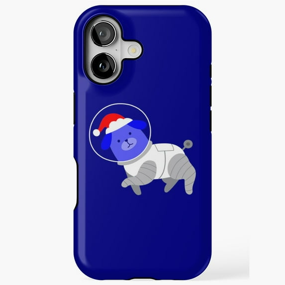 Astronaut Dog Ugly Christmas Case for iPhone 11 12 13 14 15 16 17 Pro ...