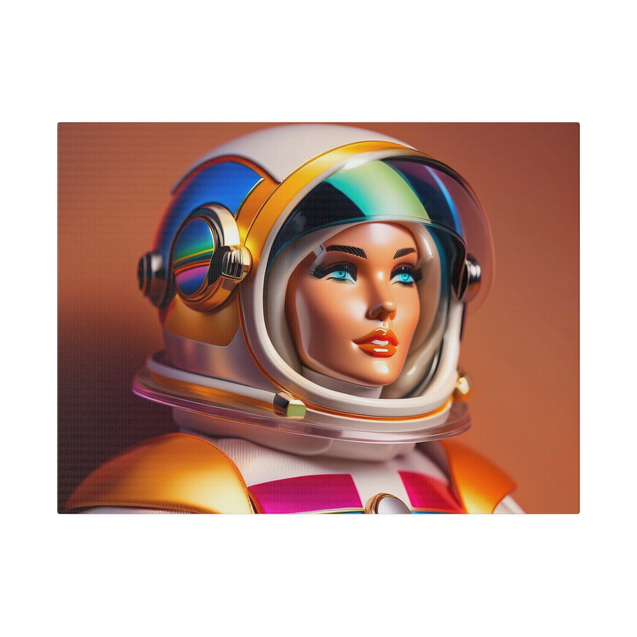 Astronaut Explorer Doll Five Pop Art Canvas Wall Art by Stephen ...