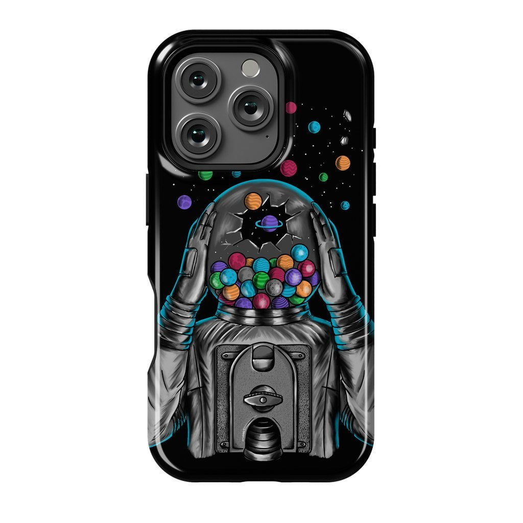 Astronaut Explosion Space Scene Art iPhone Tough Case with iPhone 17 to ...
