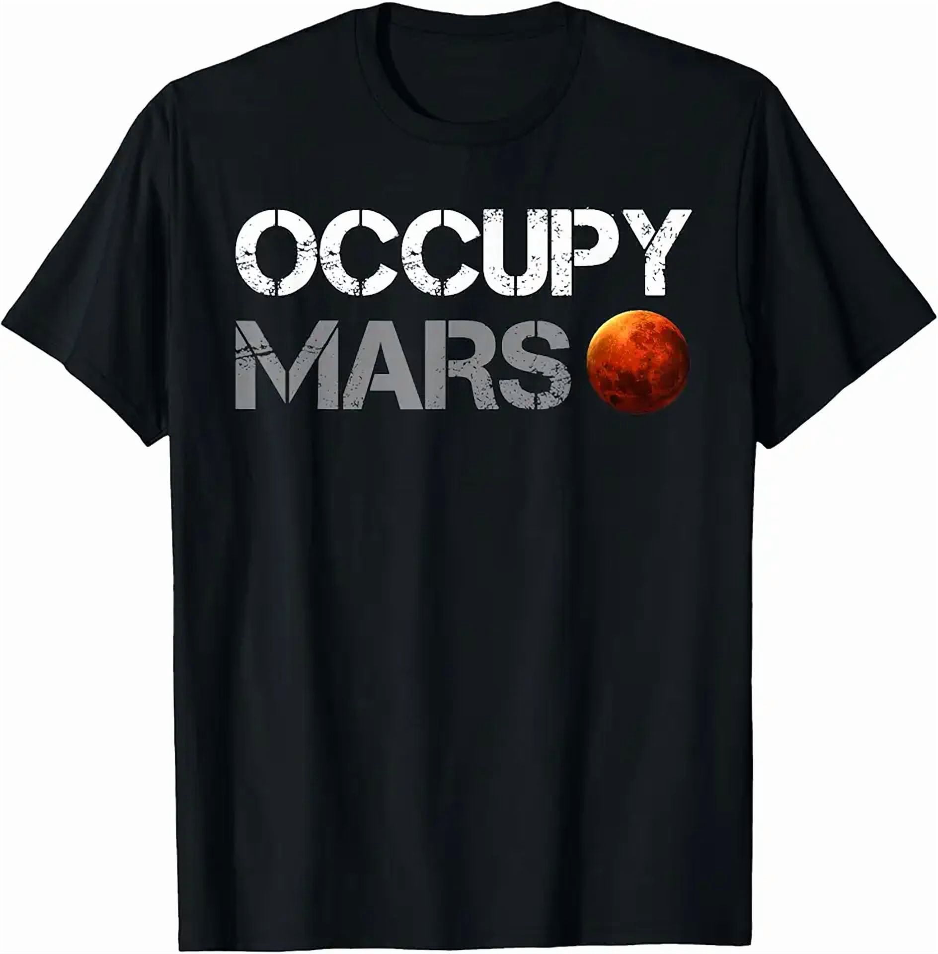 Astronaut Fan Mars Landing, Space Exploration, Occupy Mars T-Shirt ...