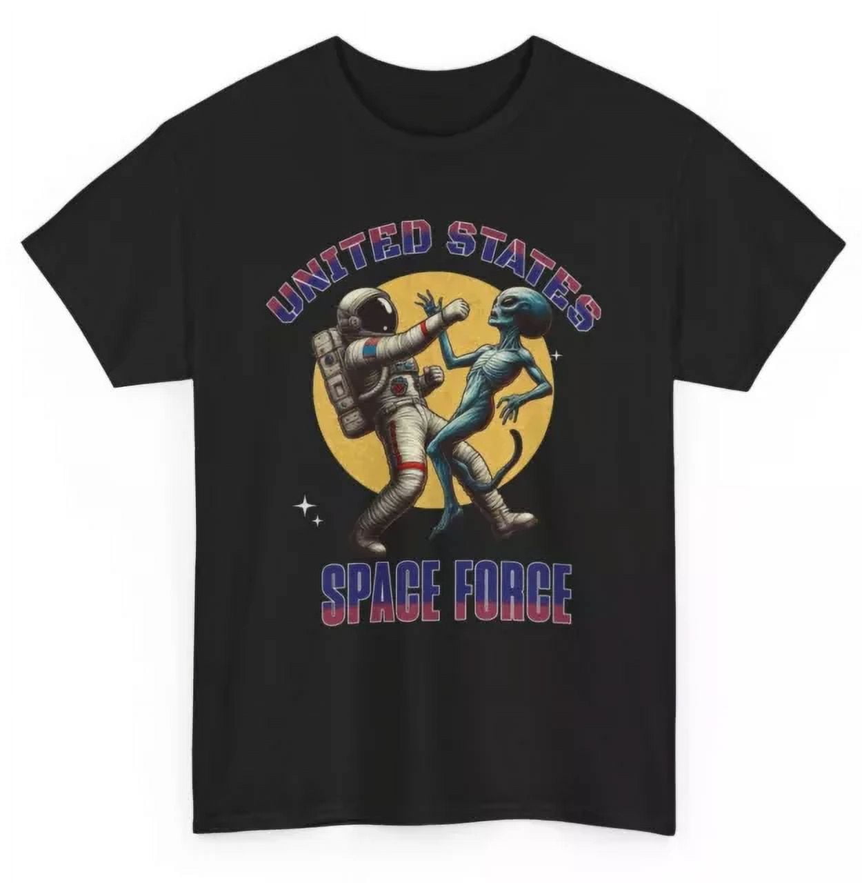Astronaut Fighting An Alien T-Shirt - United States Space Force Tee ...