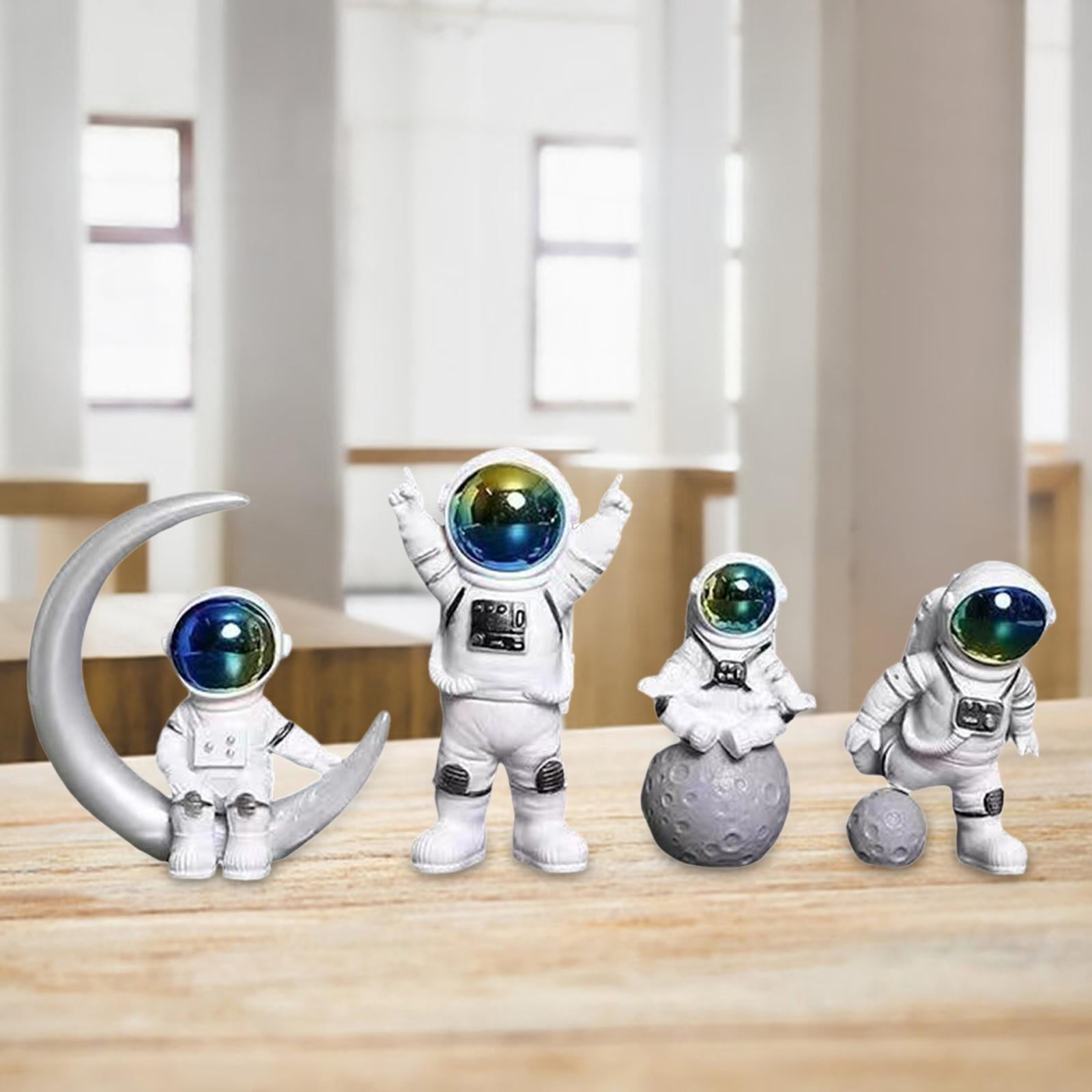 Astronaut Figure Spaceman Sculpture Astronaut Model Figurine Resin ...