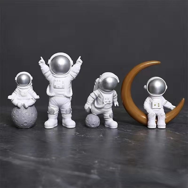 Astronaut Figure Statue Figurine Spaceman Sculpture Educational Toy ...