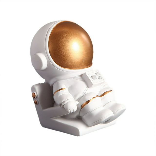 Astronaut Figurine Decor Polyresin Astronaut Statue Spaceman Figure ...
