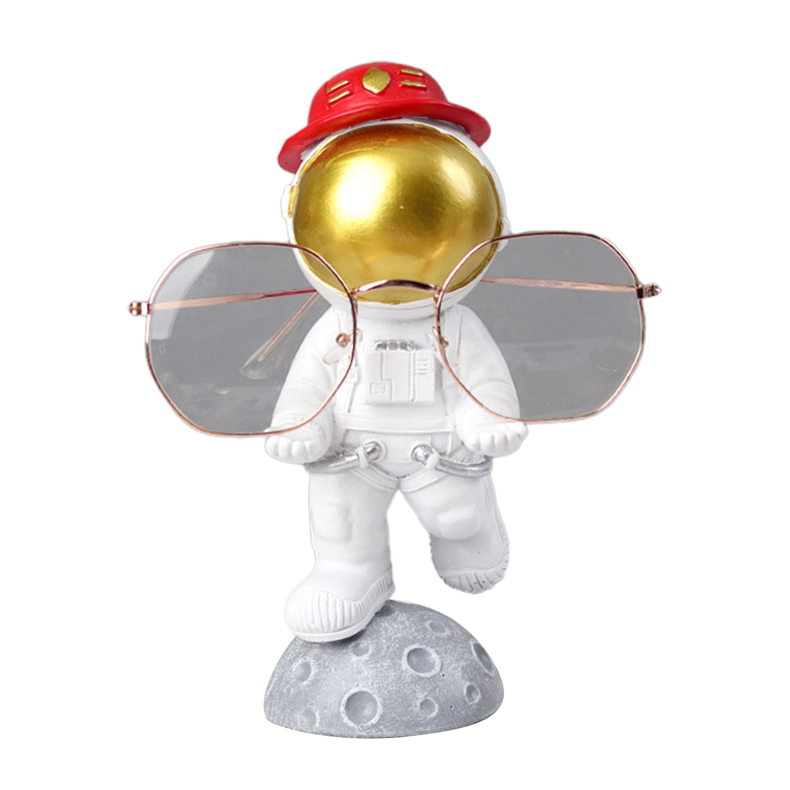 Astronaut Figurines Glasses Holder Resin Statues Eyeglasses Display ...