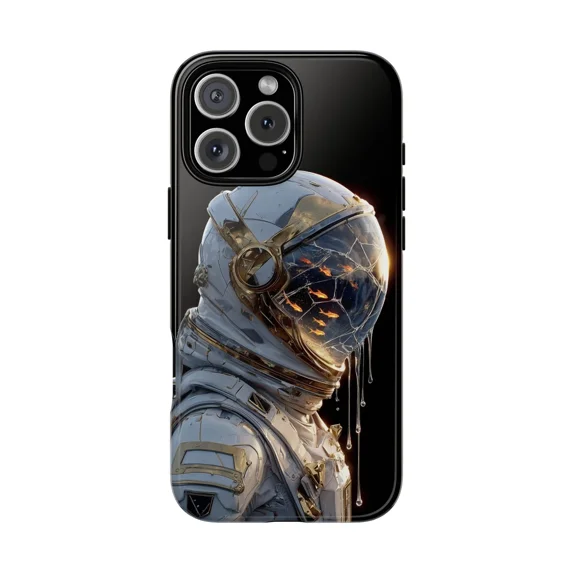 Astronaut Fish Helmet Fantasy Illustration Phone Case with iPhone 11 to ...