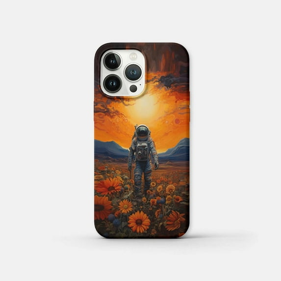 Astronaut Flower Field Phone Case with Dreamy Space Nature Art 17 11 12 ...