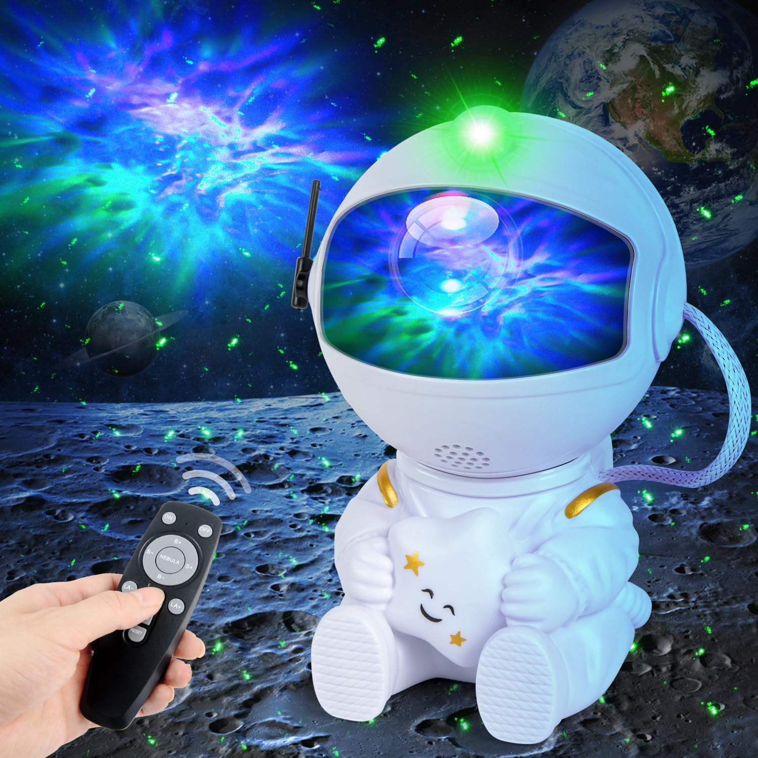 Astronaut Galaxy Projector Star Projector Galaxy Night Light Space ...