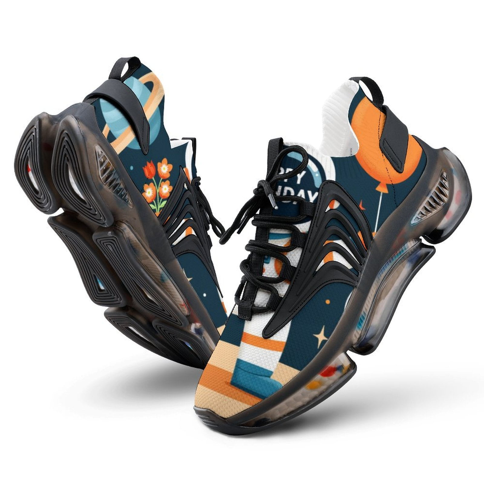 Astronaut Happy Birthday Party! Walking Shoes for Men Woman Lightweight ...