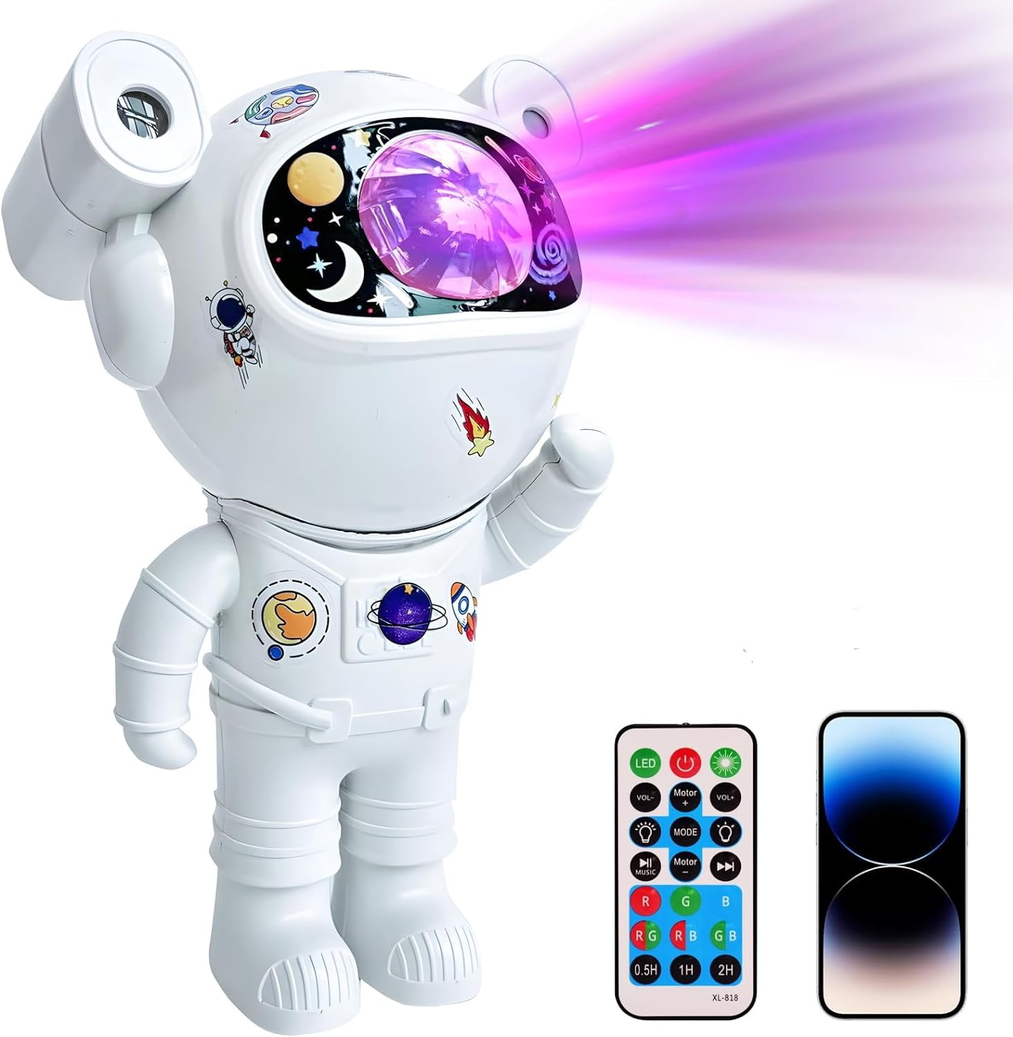 Astronaut Light Projector,Star Astronaut Projector Galaxy Night Light ...