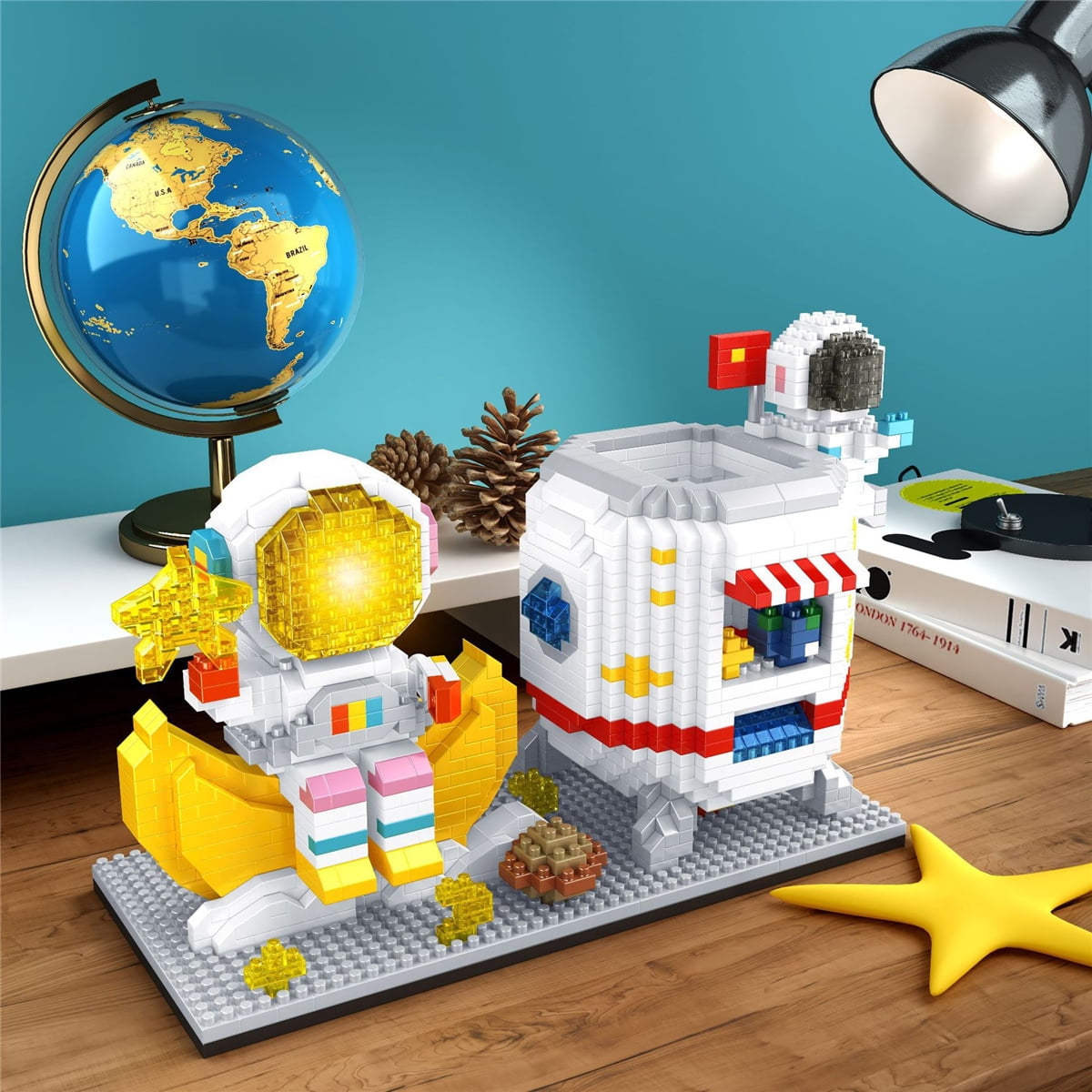 Astronaut Mini Building Blocks - Building Blocks Space Astronaut Model ...