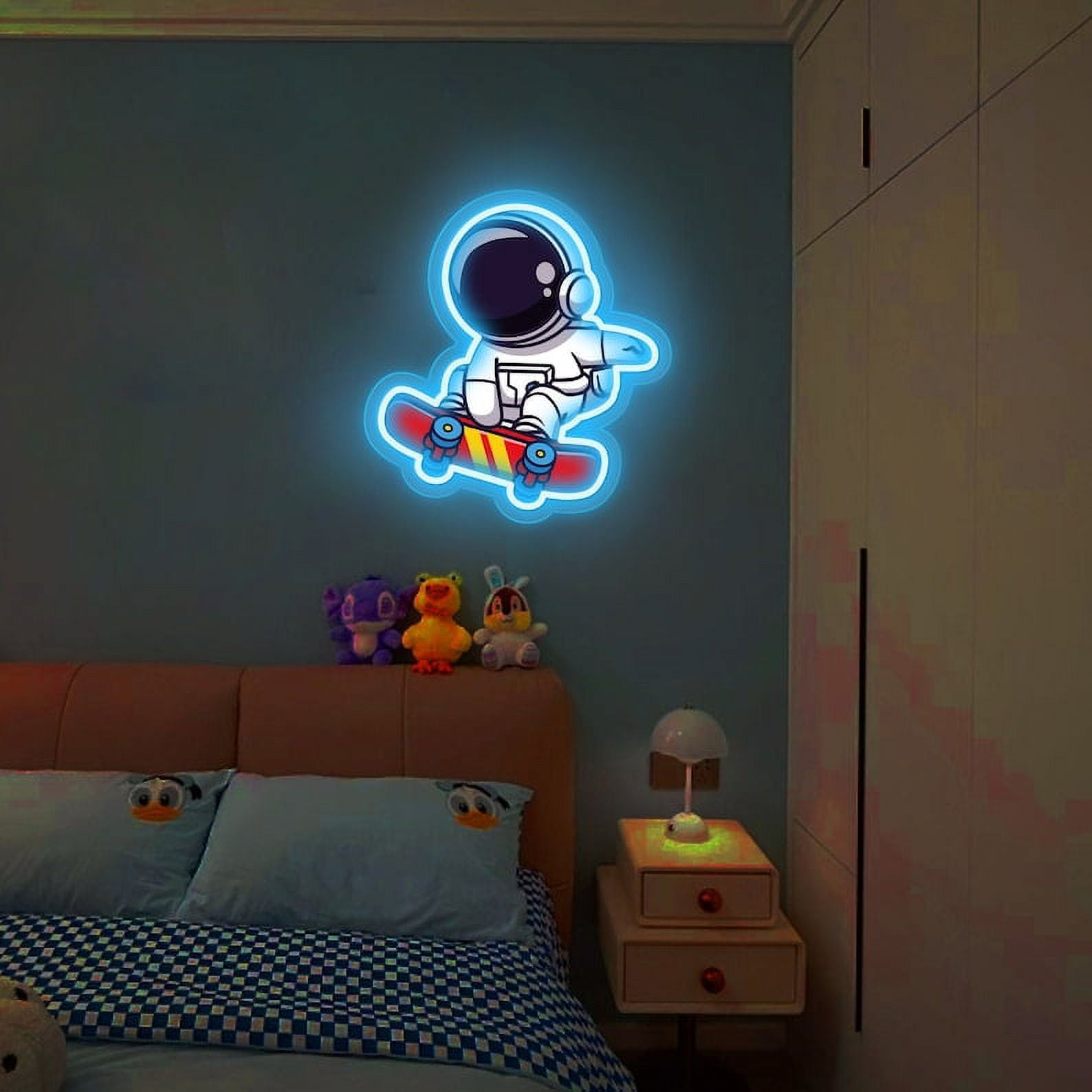 Astronaut Neon Sign UV Printing Acrylic Sign Handmade Astronauta Neon ...