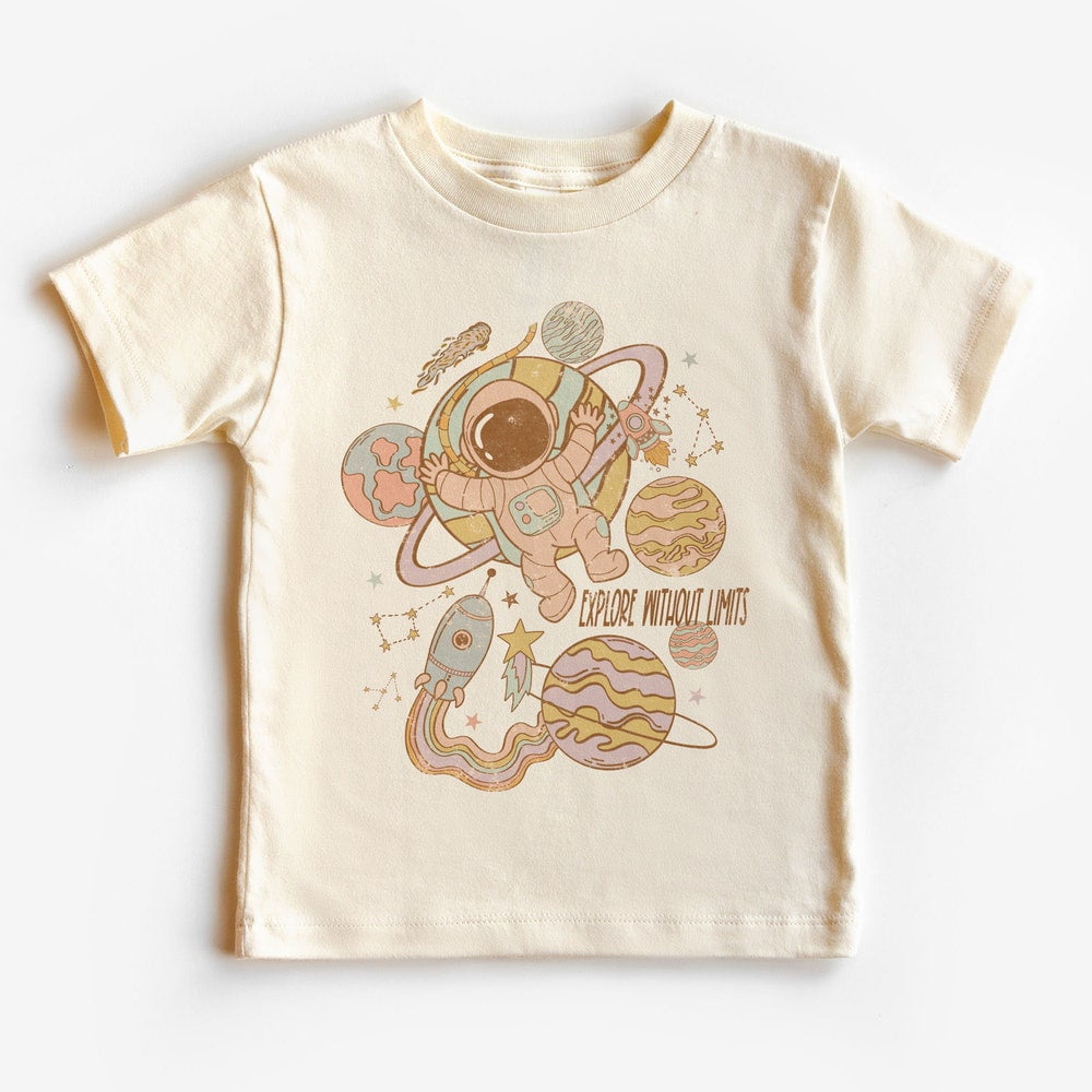 Astronaut Outer Space Toddler Shirt, Future Astronaut, Explore Without Limits, Planets Tee ...