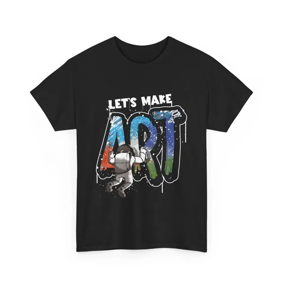 Astronaut Painting ART Graffiti Street Art Cosmic Space Unisex T-Shirt ...