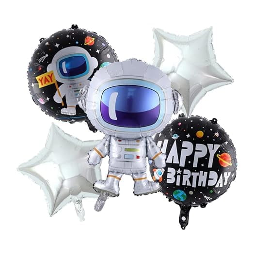 Astronaut Party Decorations Balloons Set of 5 pcs - Walmart.com