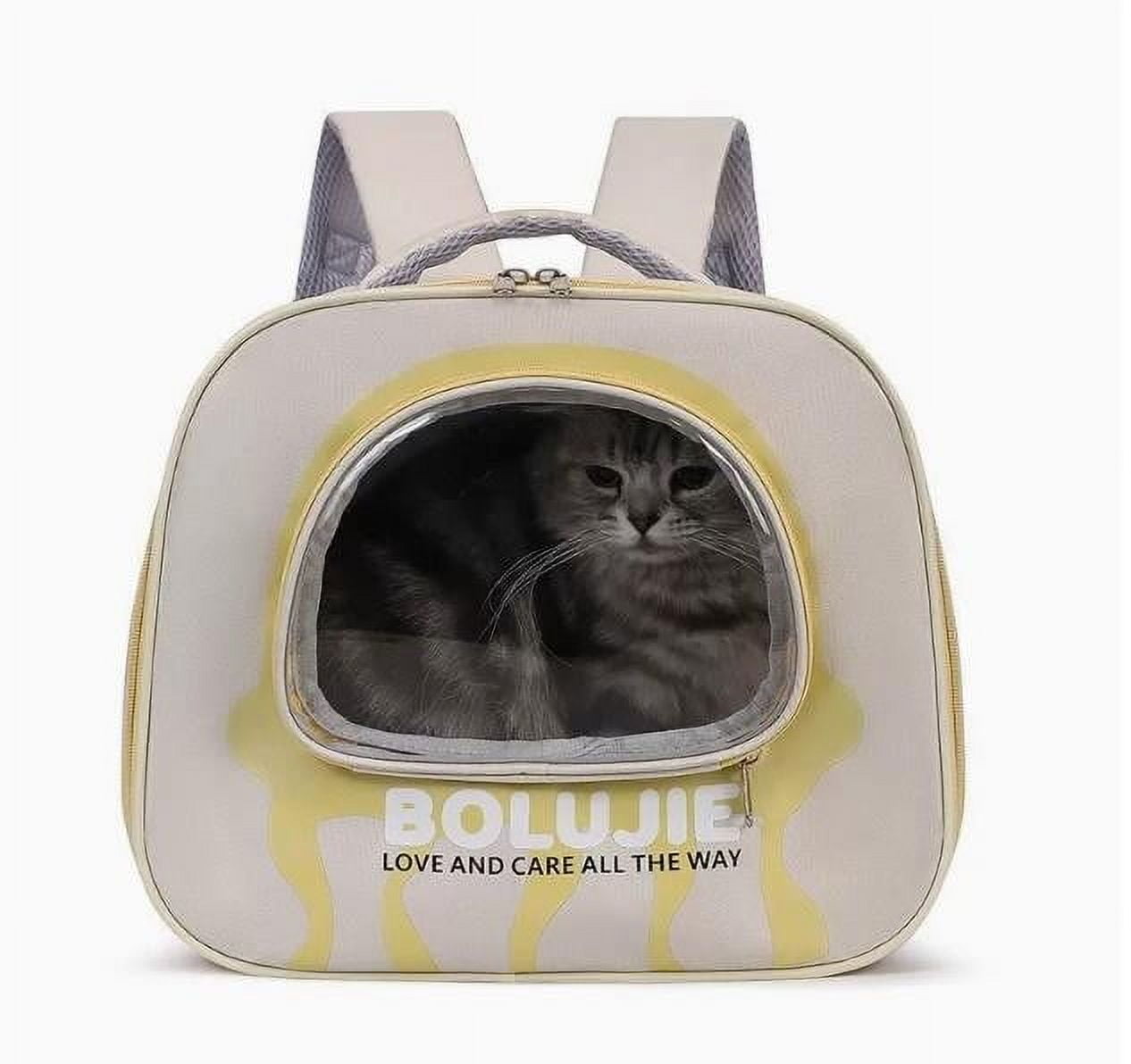 Astronaut Pet Carrier Backpack - Transparent Window Ventilated Travel ...