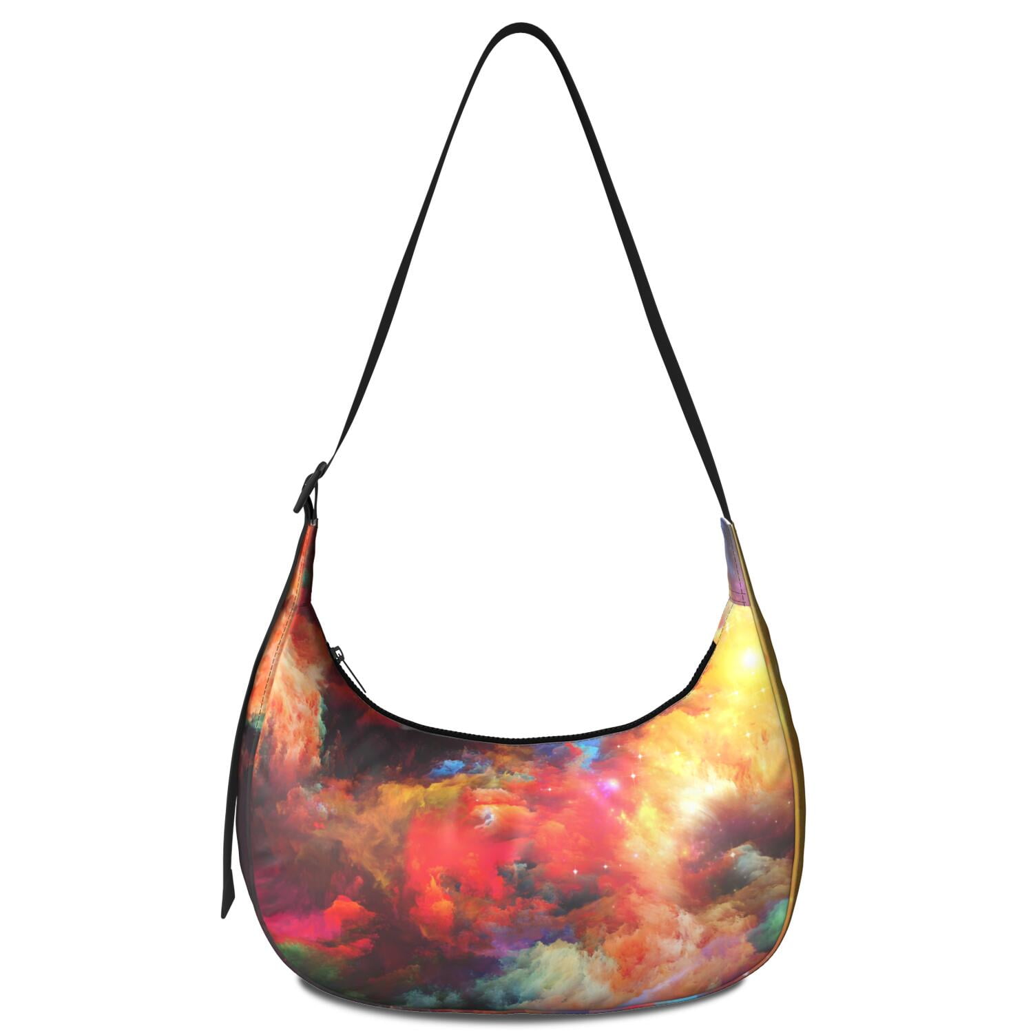 Astronaut Planet Adjustable Strap Crossbody Bag Lightweight Nylon Space ...