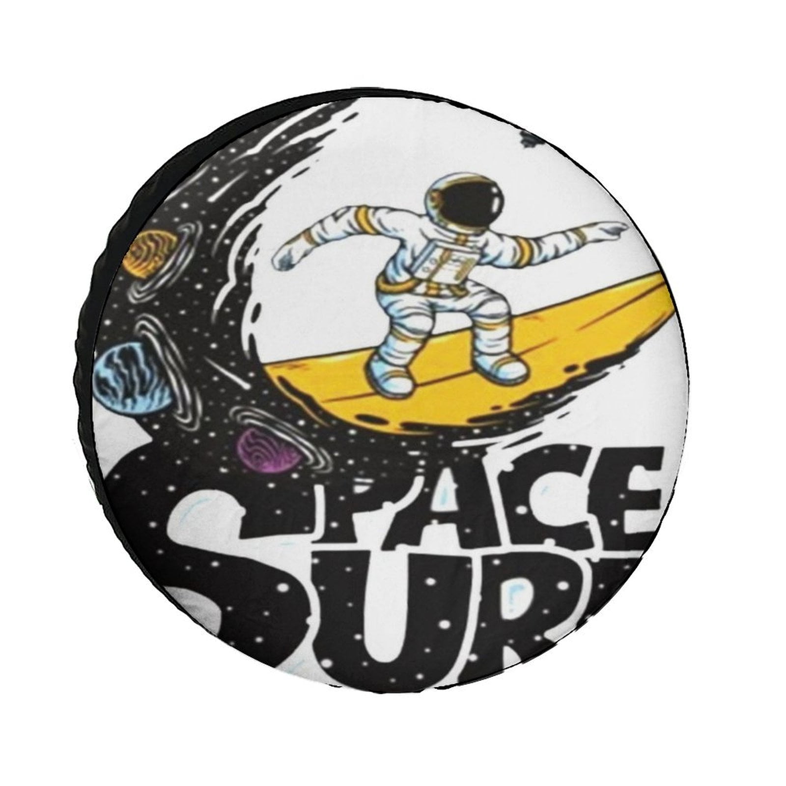 Astronaut And Planet Graphic (19) Spare Tire Cover,Universal Wheel Tire ...