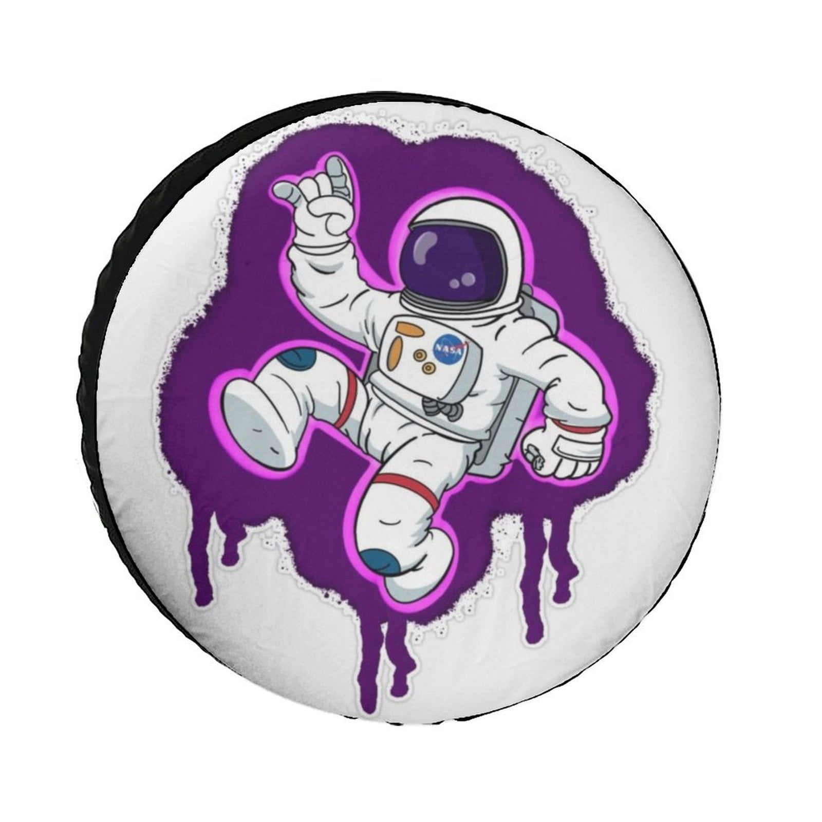 Astronaut And Planet Graphic (28) Spare Tire Cover,Universal Wheel Tire ...