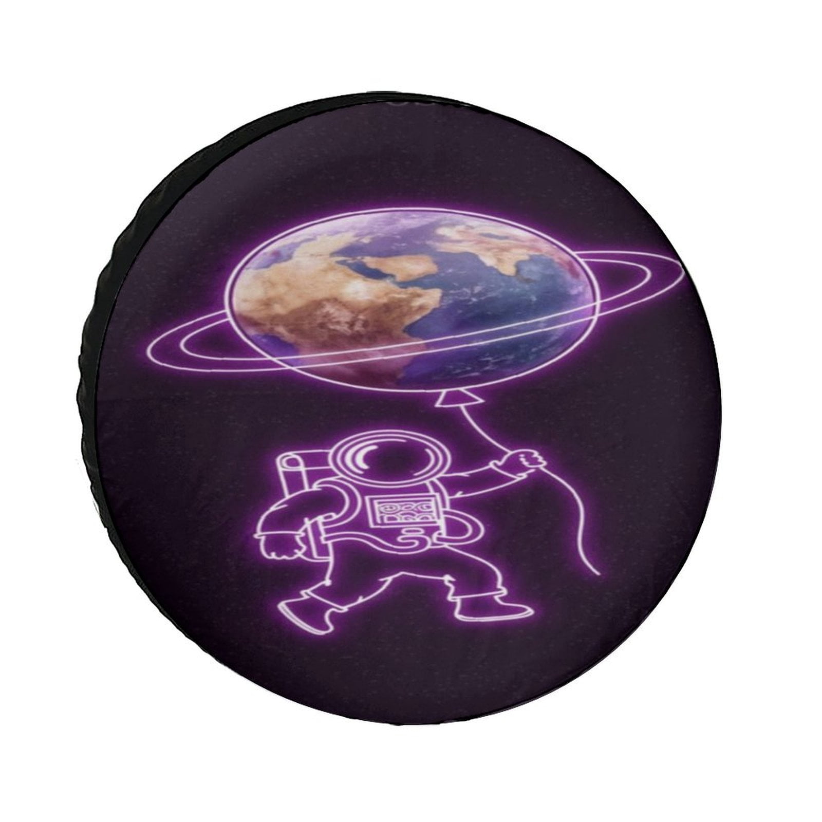 Astronaut And Planet Graphic (40) Spare Tire Cover for Trailer ...