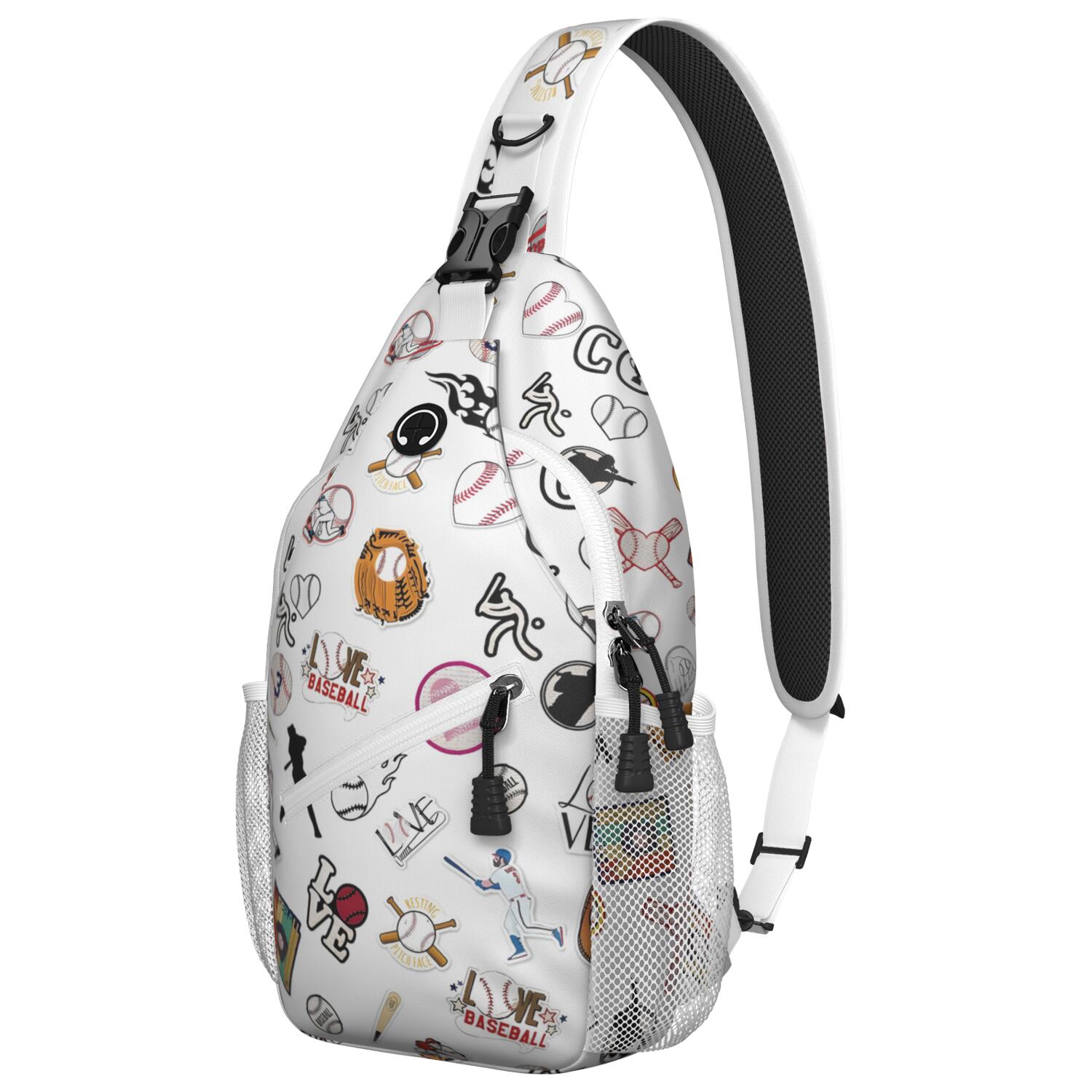 Astronaut Planet Sling Backpack, Starry Night Sky Design, Nebula and ...