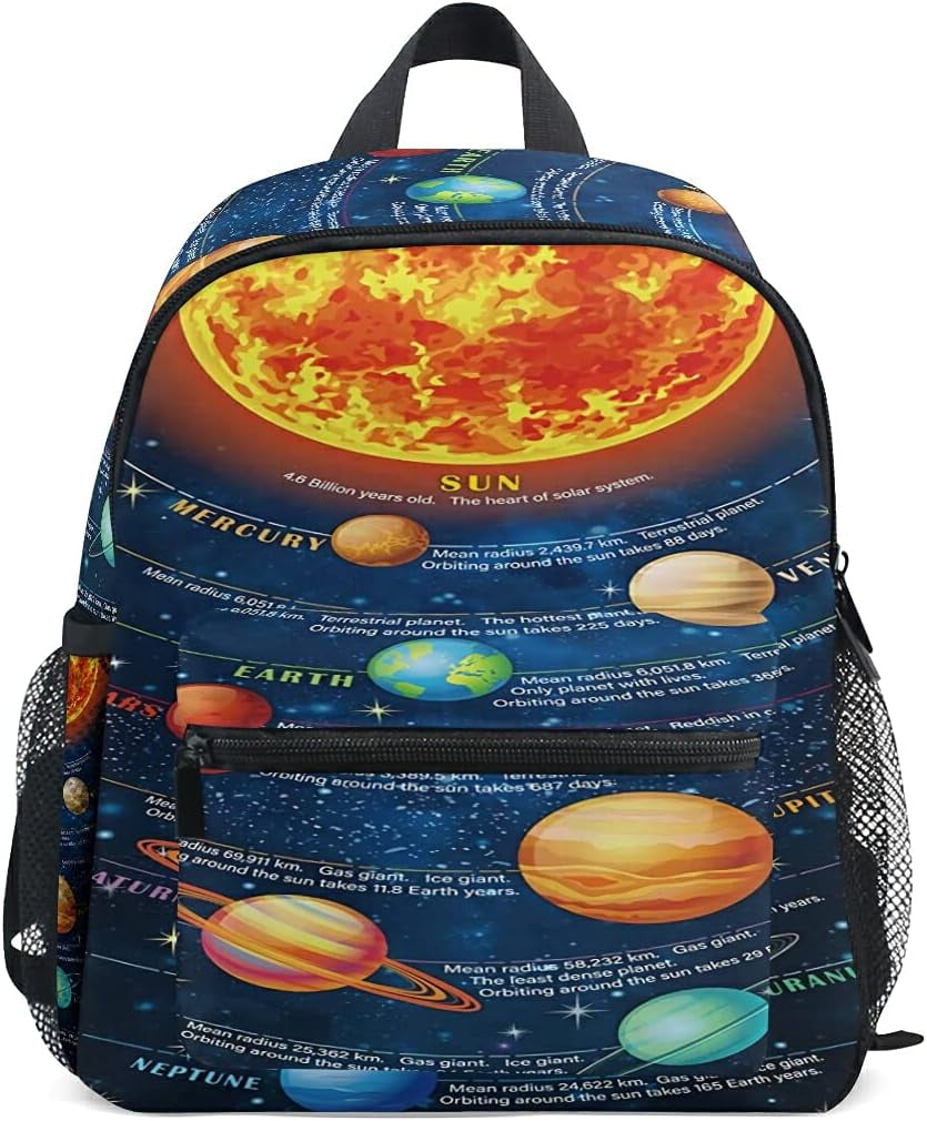 Astronaut Planets Galaxy Space Backpacks 3rd 4th 5th Grade Bookbags ...