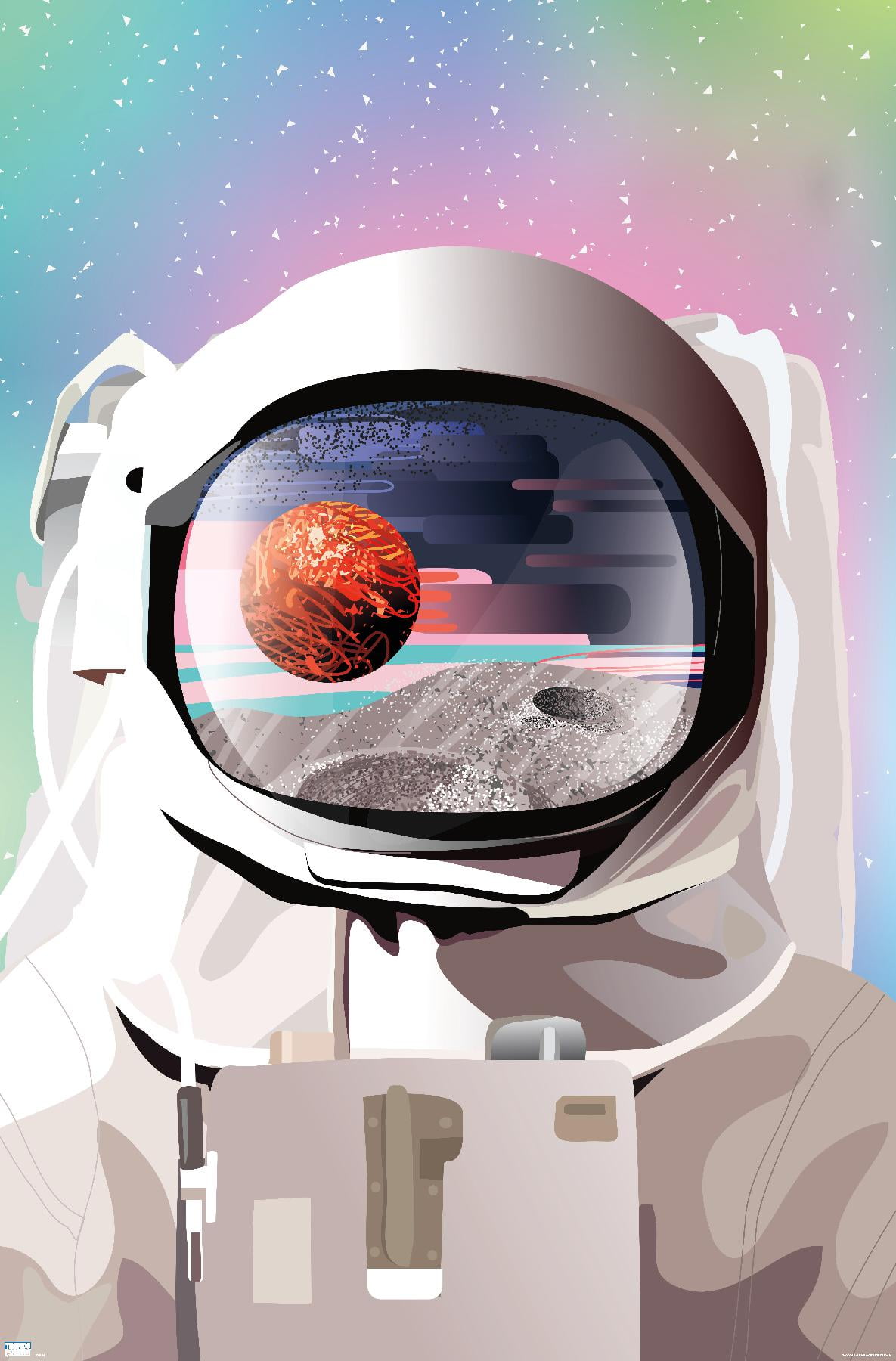 Astronaut Portrait Art
