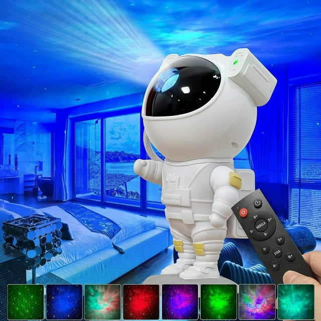Astronaut Projector Galaxy Starry Sky Night Light Ocean Star LED Lamps ...