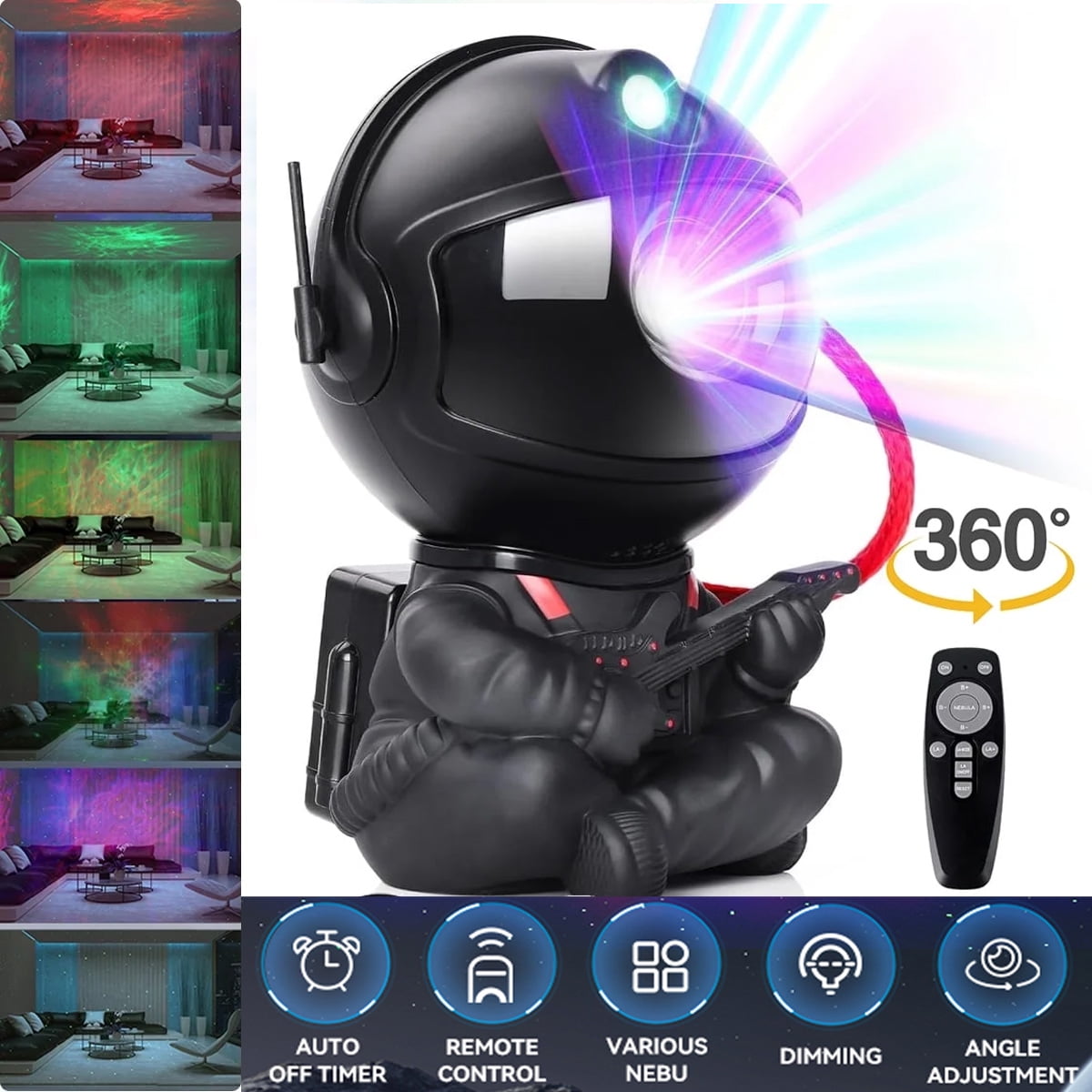 Astronaut Projector, Star Projector Galaxy Light,Starry Nebula Ceiling ...