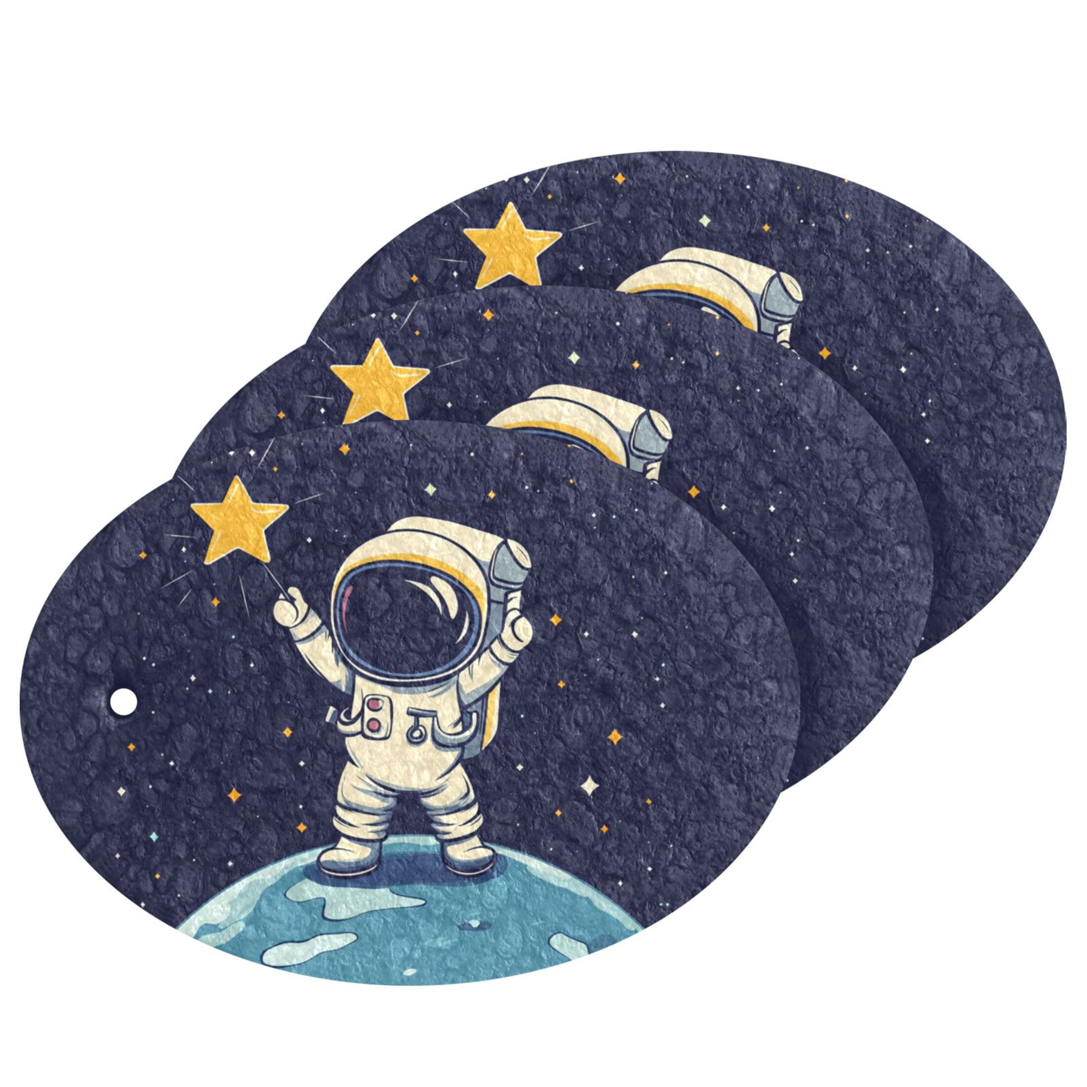Astronaut Reaching Star 3 Dish Sponges Bulk Delicate Clean Non Scratch ...