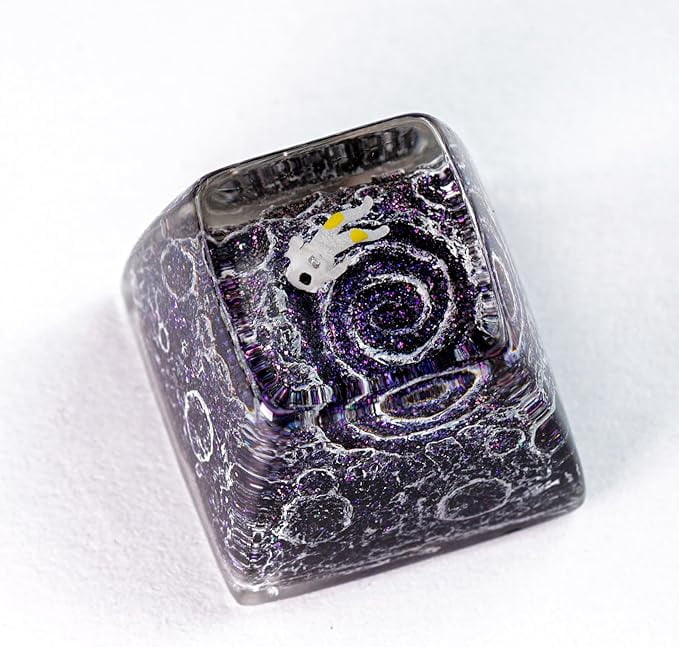 Astronaut Resin Artisan Keycap, Galaxy Spacebar Keycaps, Interstellar ...