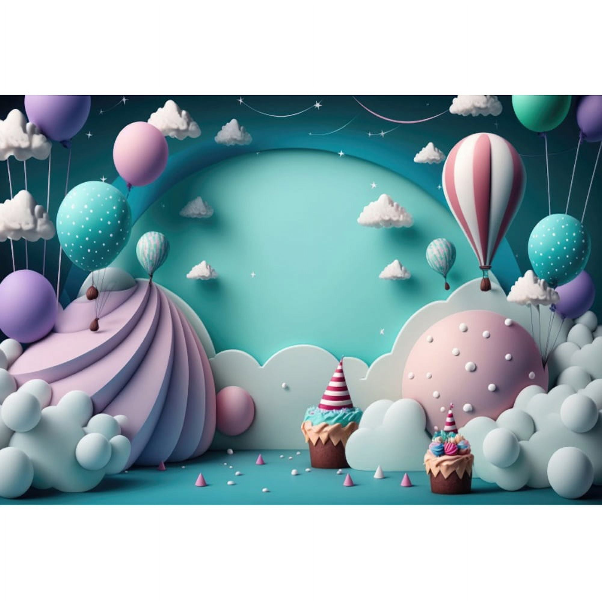 Astronaut Rocket Theme Photography Backdrop Outer Space Universe Planet ...