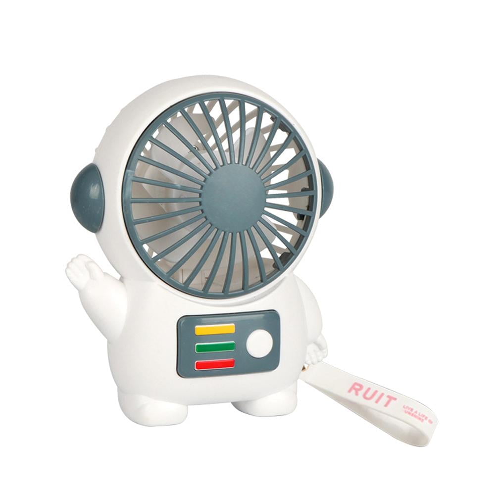 Astronaut Shaped Keychain Fan，Portable Cartoon Handheld Mini Fan ...