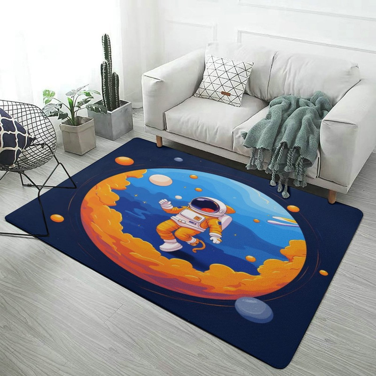 Astronaut Space Adventure(1)-2 Carpet Rug for Home Living Room Bedroom ...