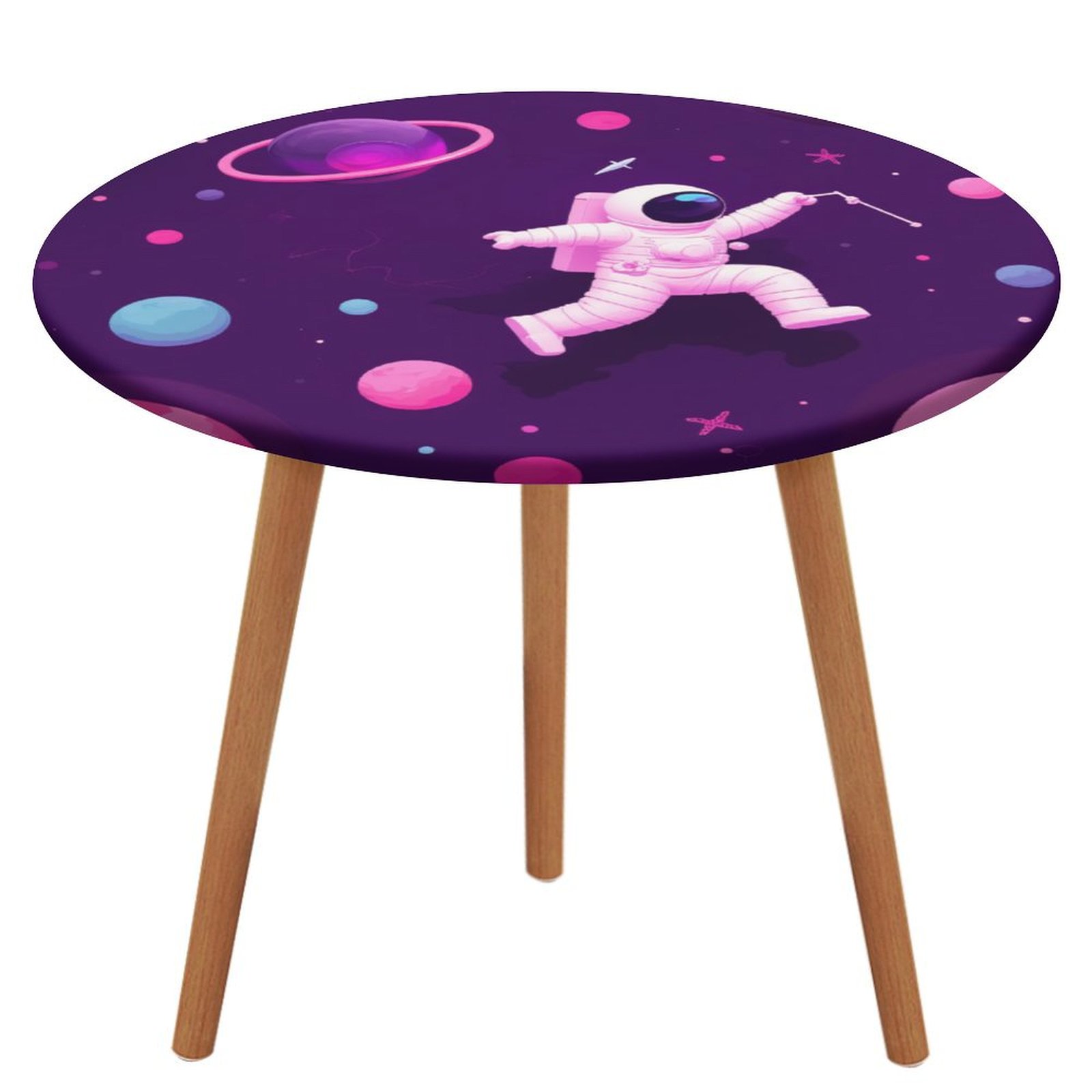 Astronaut Space Adventure(1) Pattern Round Tablecloth Waterproof ...