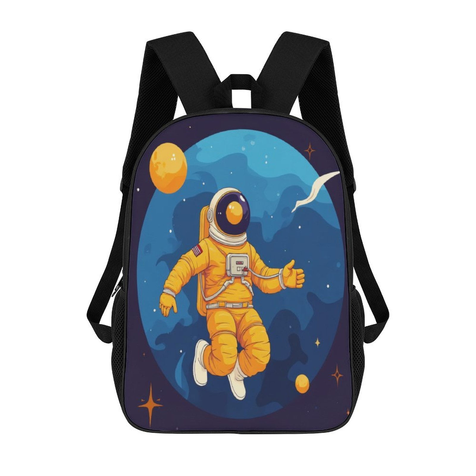 Astronaut Space Adventure 3D Print 17in adolescent Backpack knapsack ...
