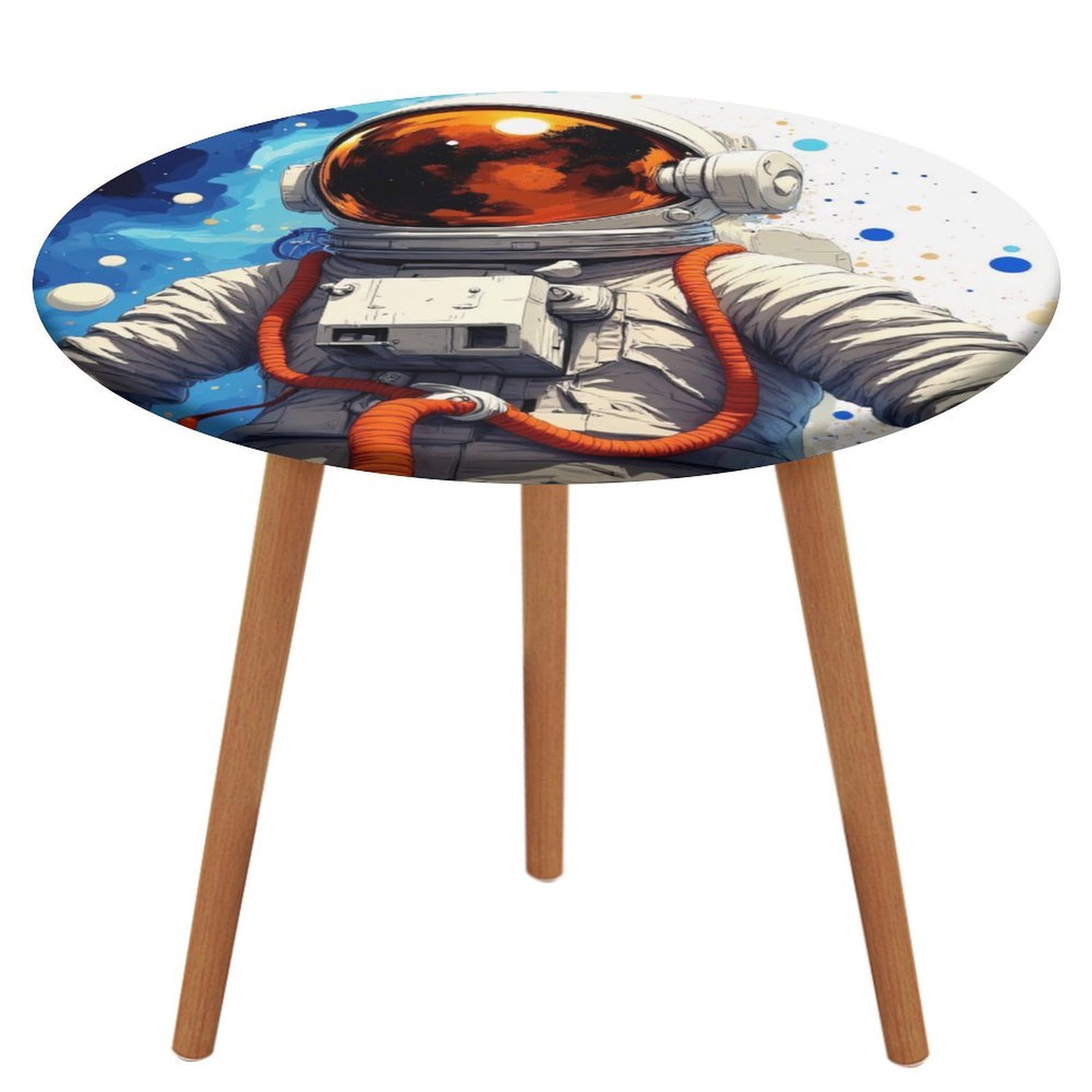 Astronaut Space Adventure Art-2 Pattern Round Tablecloth Waterproof ...