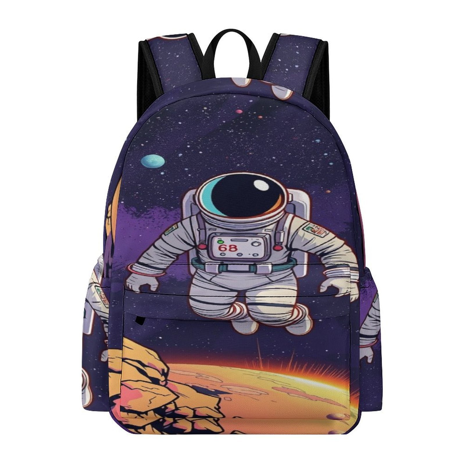 Astronaut Space Adventure Backpack Student BookBag School Bag Laptop ...