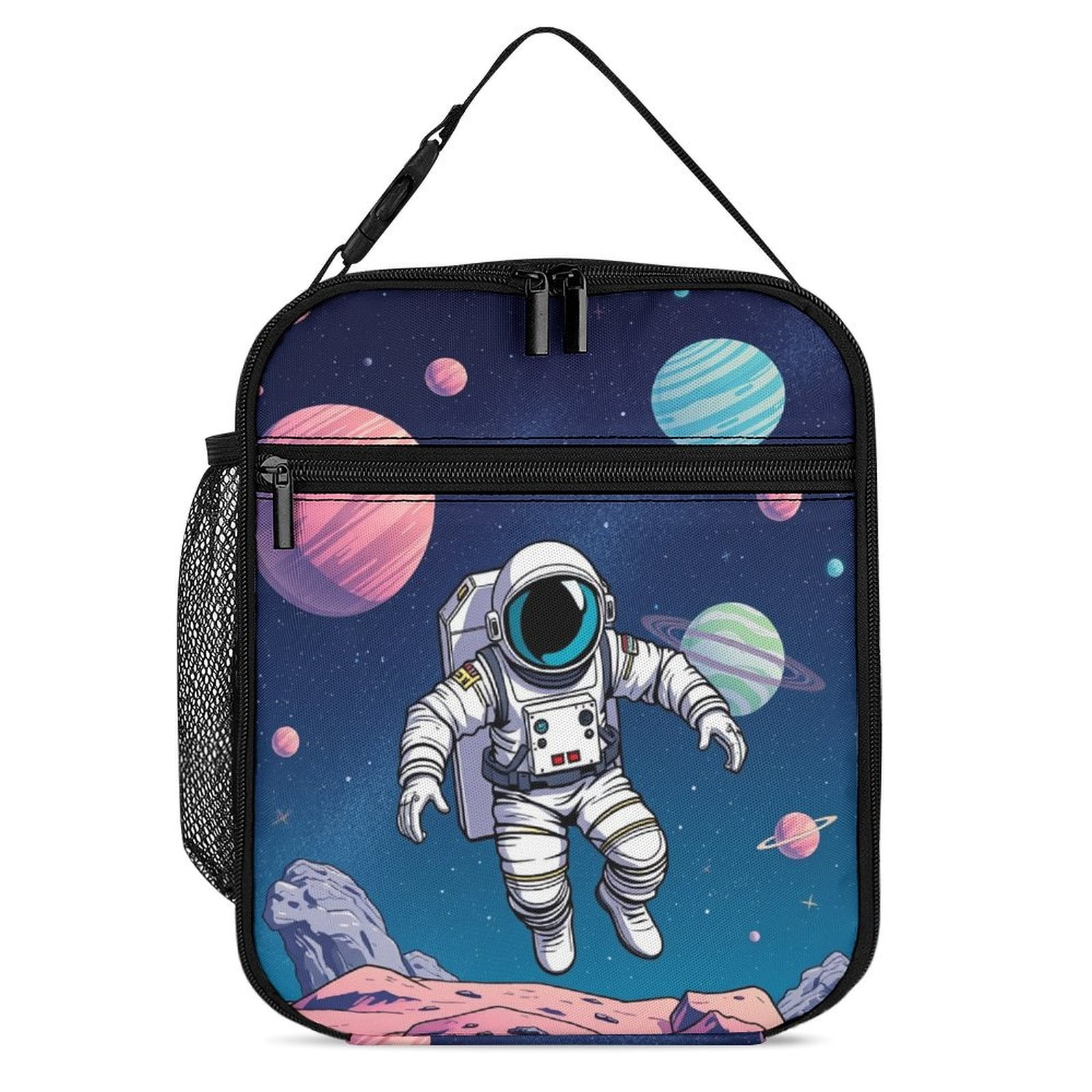 Astronaut Space Adventure Cosmos Lunch Bags Lunch Container Bag Tote ...