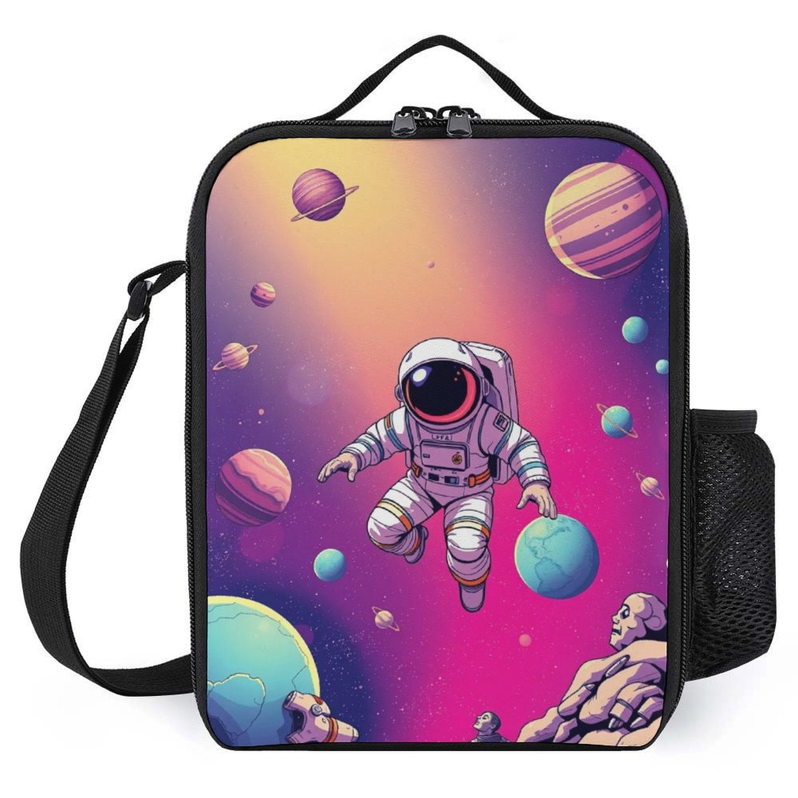 Astronaut Space Adventure Messenger Bag Cartoon Teenage Crossbody Bag ...