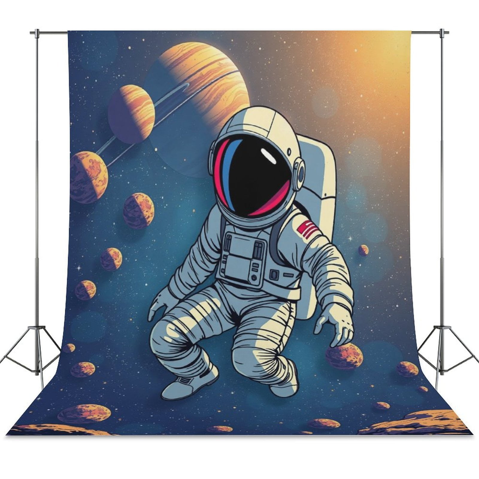 Astronaut Space Adventure Photography Backdrops Adult Photostudio Props ...