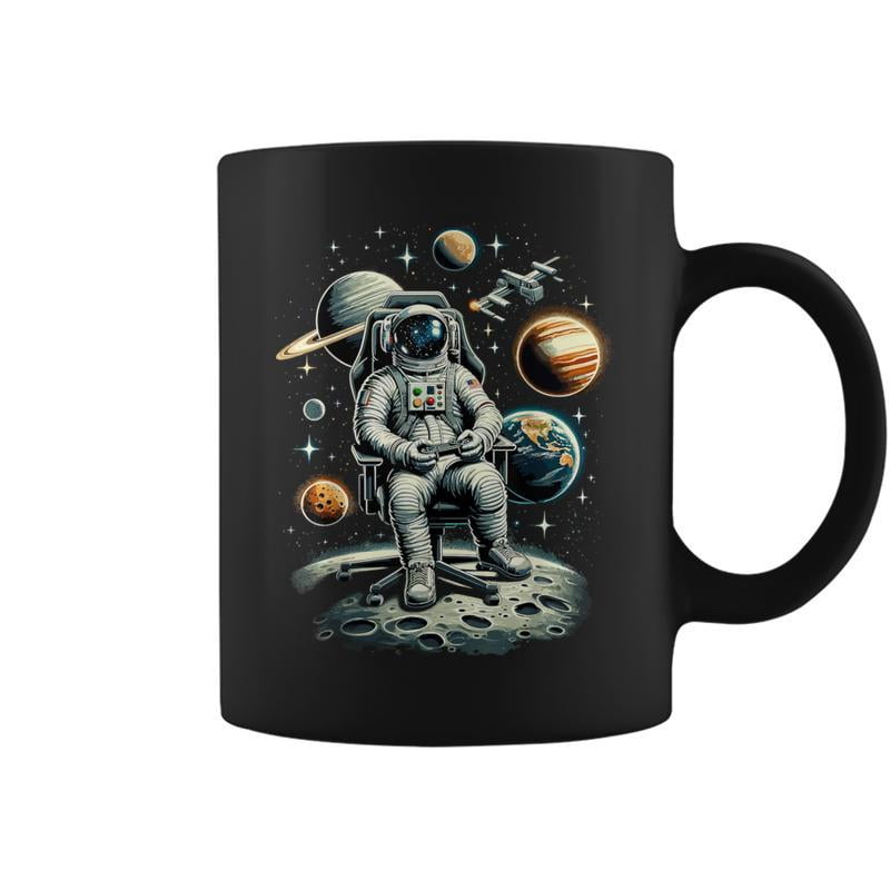 Astronaut Space Gaming System Planets Astronaut Gamer Coffee Mugs ...