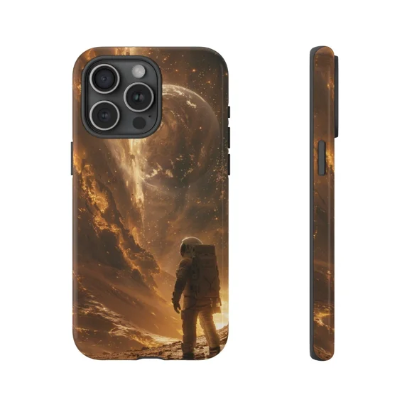 Astronaut Space Interstellar Galaxy Artistic Phone Case Design with ...