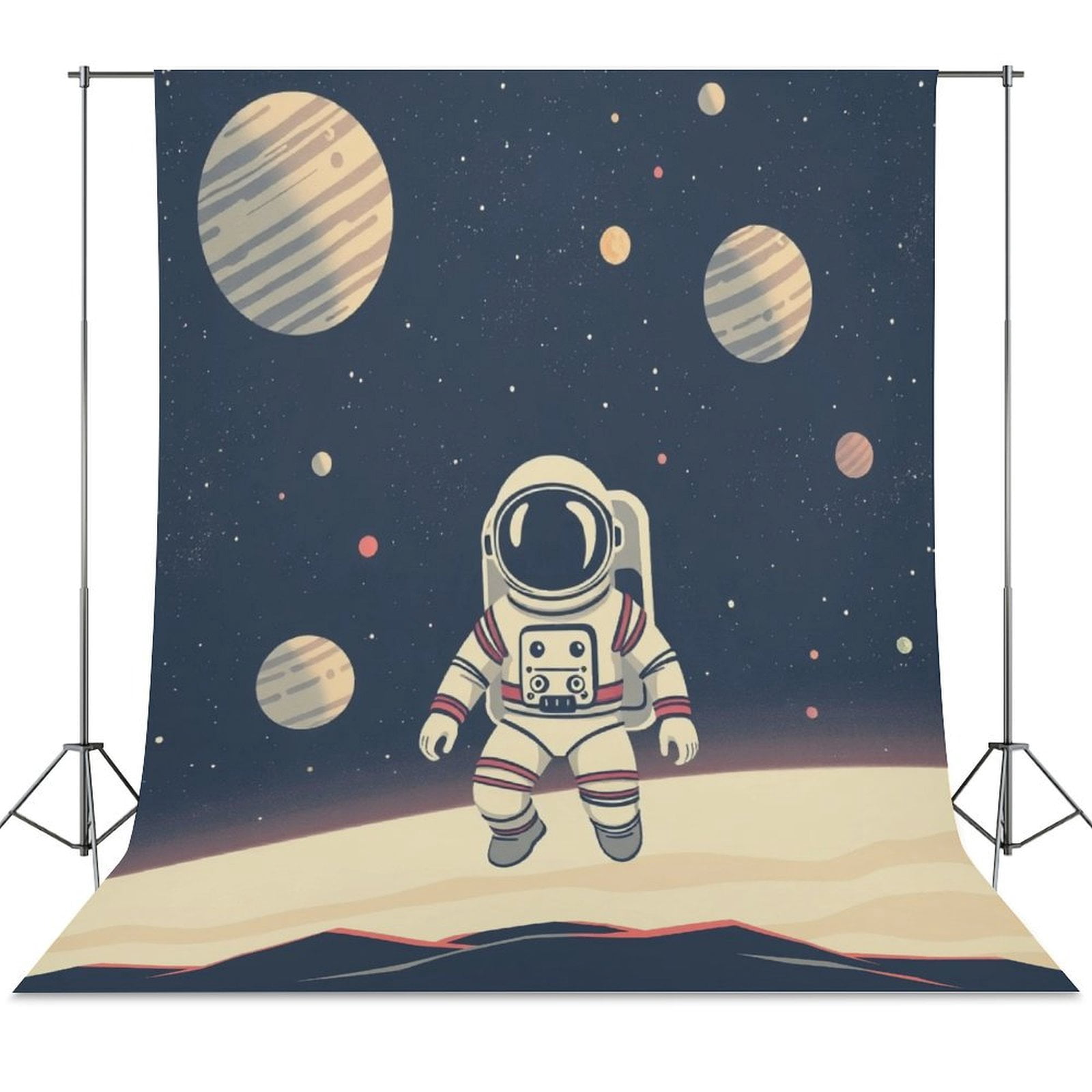 Astronaut Space Journey Planets Photography Backdrops Adult Photostudio ...