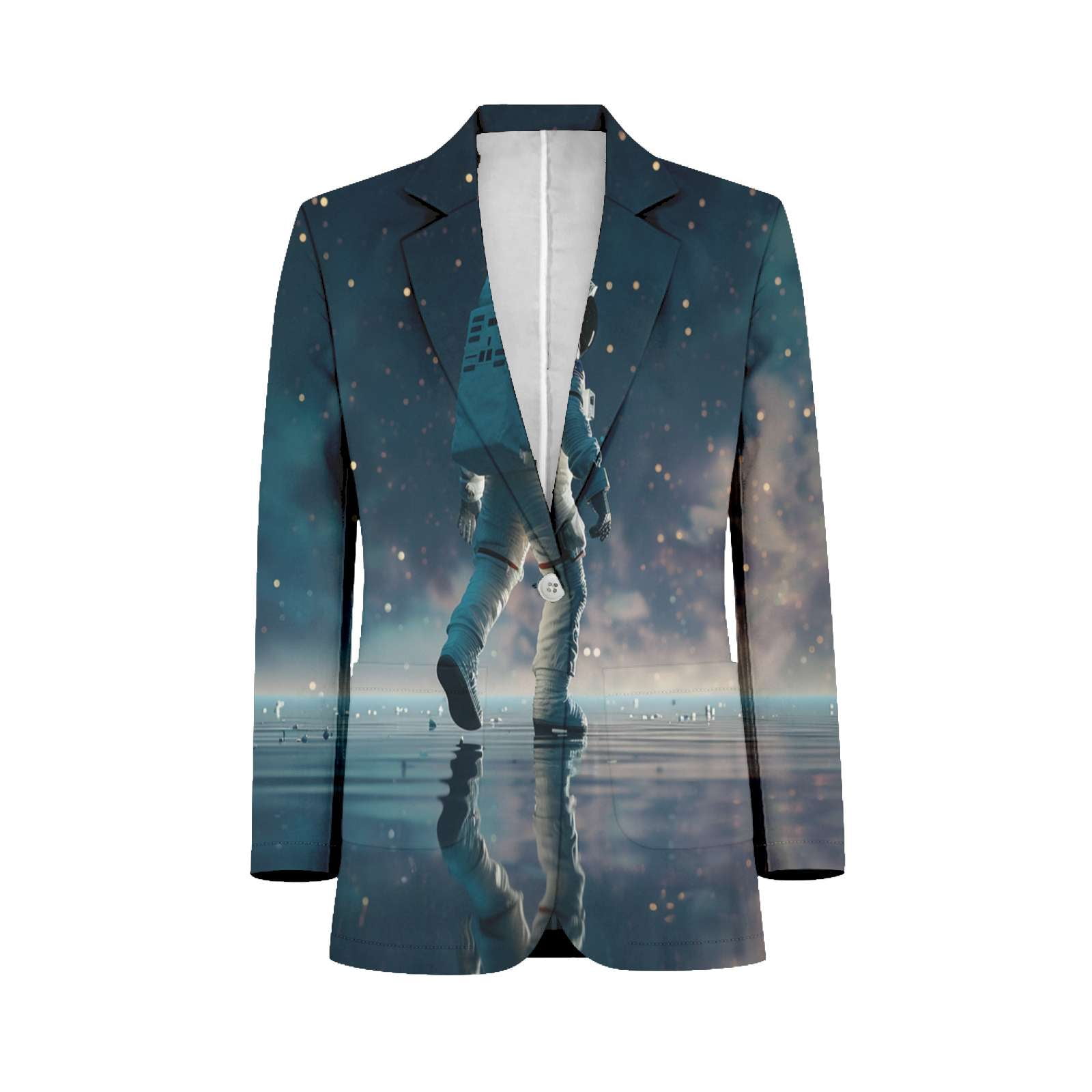 Astronaut Space Odyssey Customized Men's Suits full man Shawl Collar ...