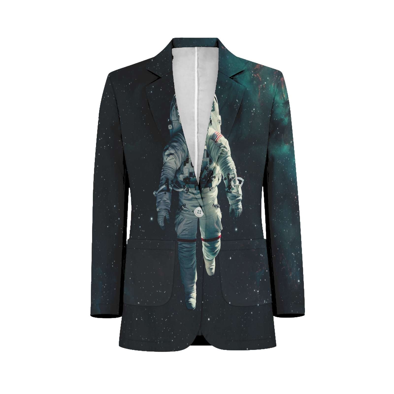 Astronaut Space Odyssey Customized Men's Suits full man Shawl Collar ...